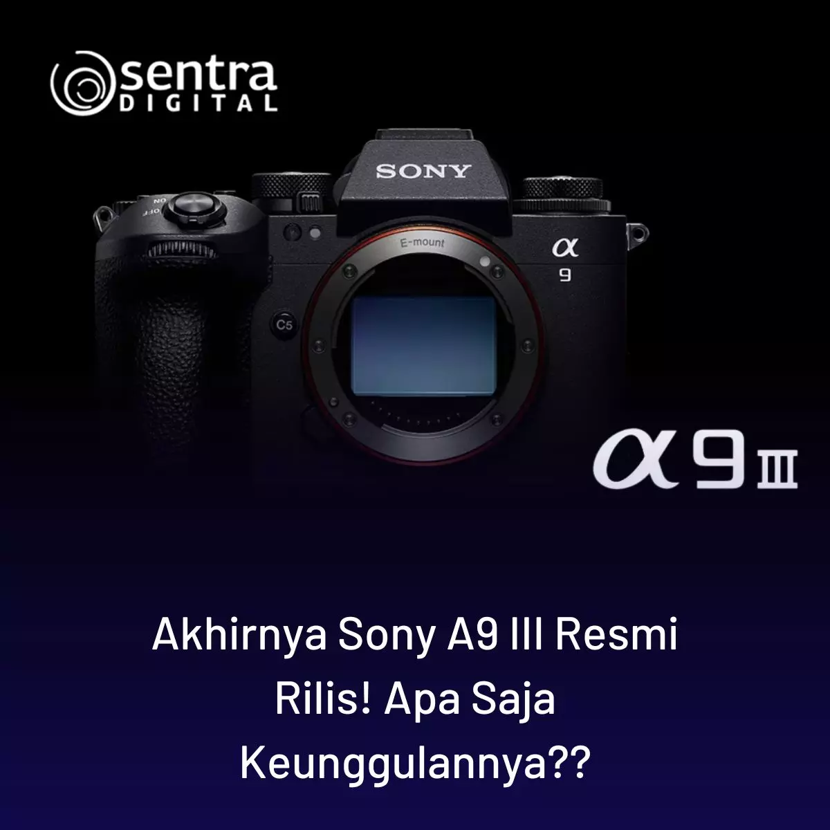 Akhirnya Sony A9 III Resmi Rilis! Apa Saja Keunggulannya??